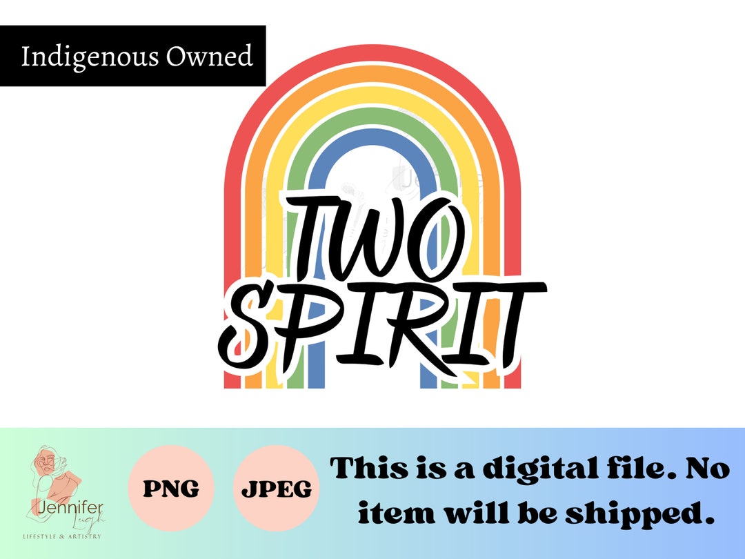 Indigenous Two Spirit Pride JPEG PNG Native Digital Download for Wall ...