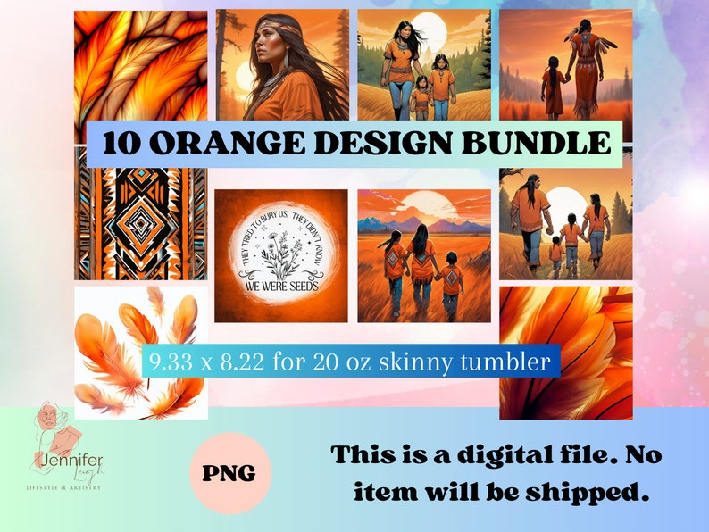 Indigenous Orange Shirt Day Bundle Native Png Digital Download for 20 ...
