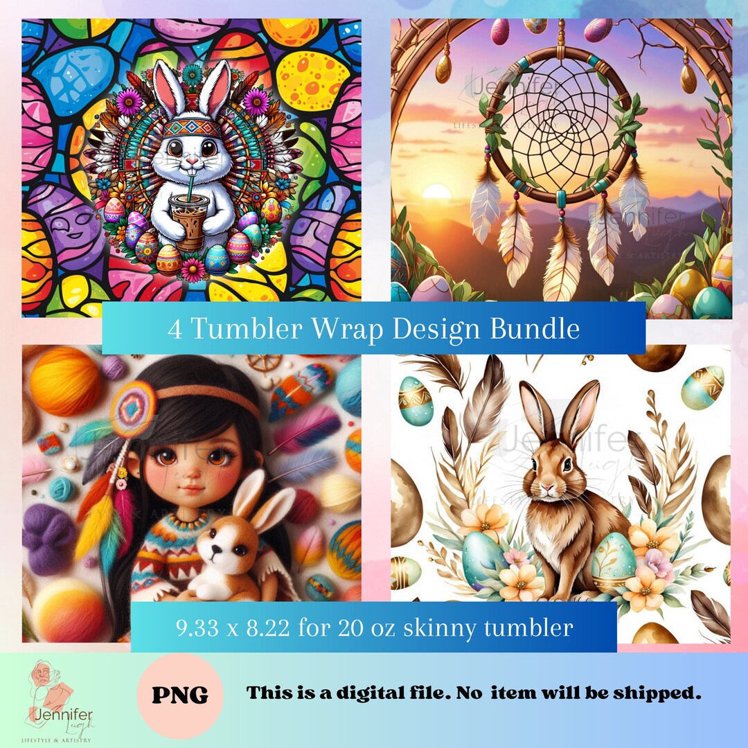 Indigenous Easter Tumbler Wrap Bundle Png Native Digital Download for ...