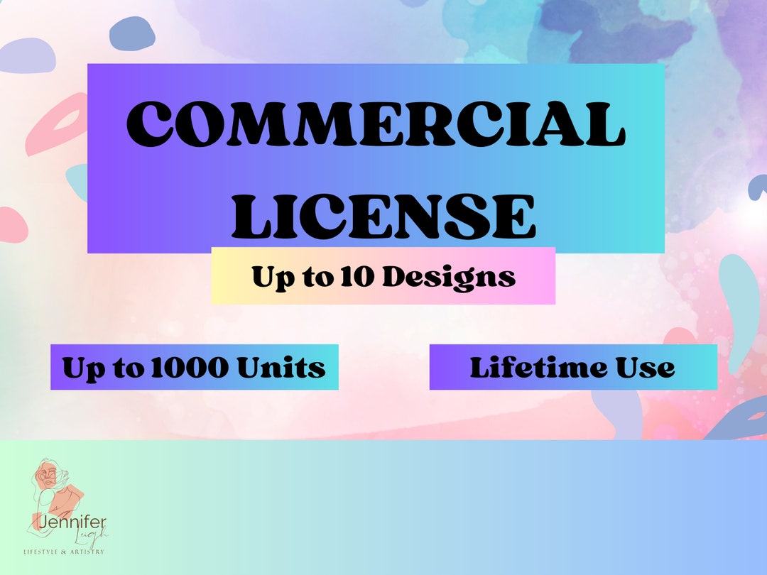 UP TO 10 DESIGNS Commercial Usage Permissions - Etsy
