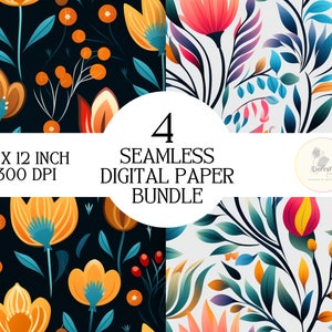 Indigenous 4 Seamless Digital Paper Design Bundle JPG Native Designs ...