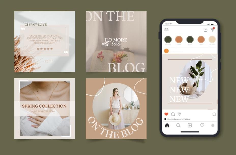 50 Neutral Instagram Templates| Minimalist Instagram Posts | Canva ...