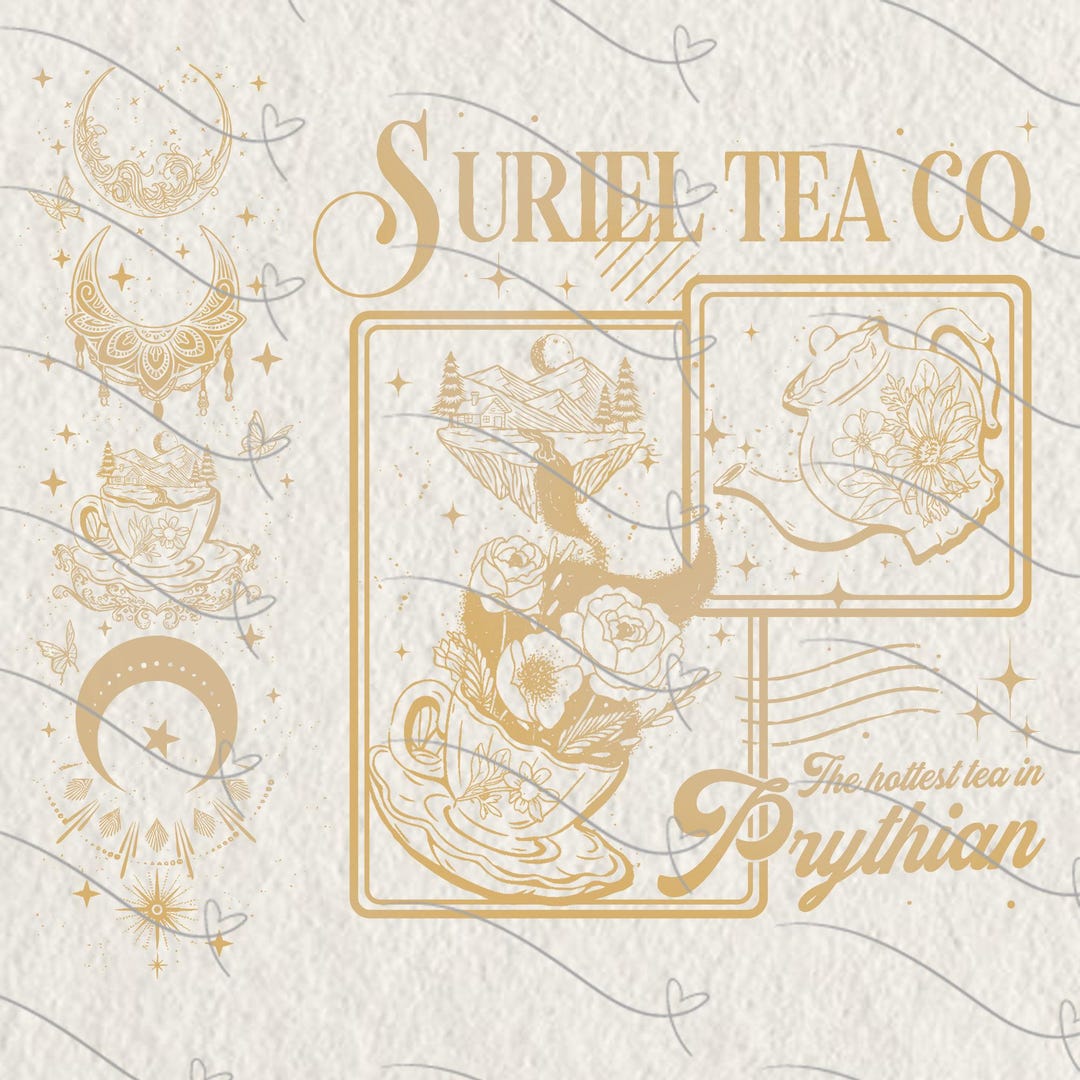 Suriel Tea Co PNG Digital Download, Acotar Instant Download Designs, A ...