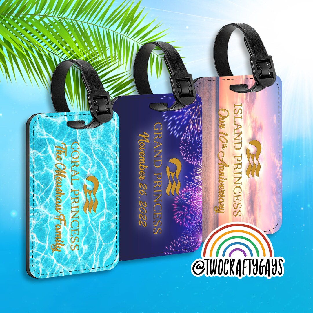 Cruise Line Custom Luggage Tag personalized Family Reunion, Anniversary ...