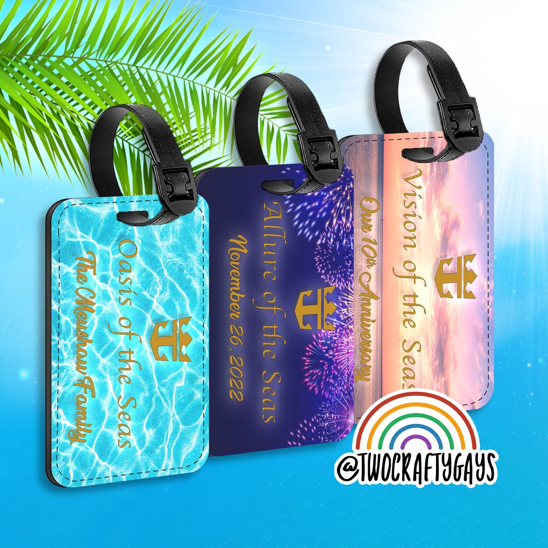 Cruise Line Custom Luggage Tag personalized Family Reunion, Anniversary ...