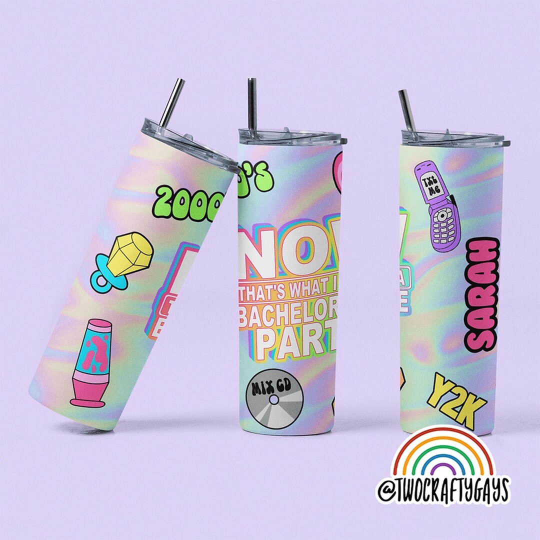 Personalized Bachelorette Tumbler: Custom Bride Party Cup (1990s, 2000s ...