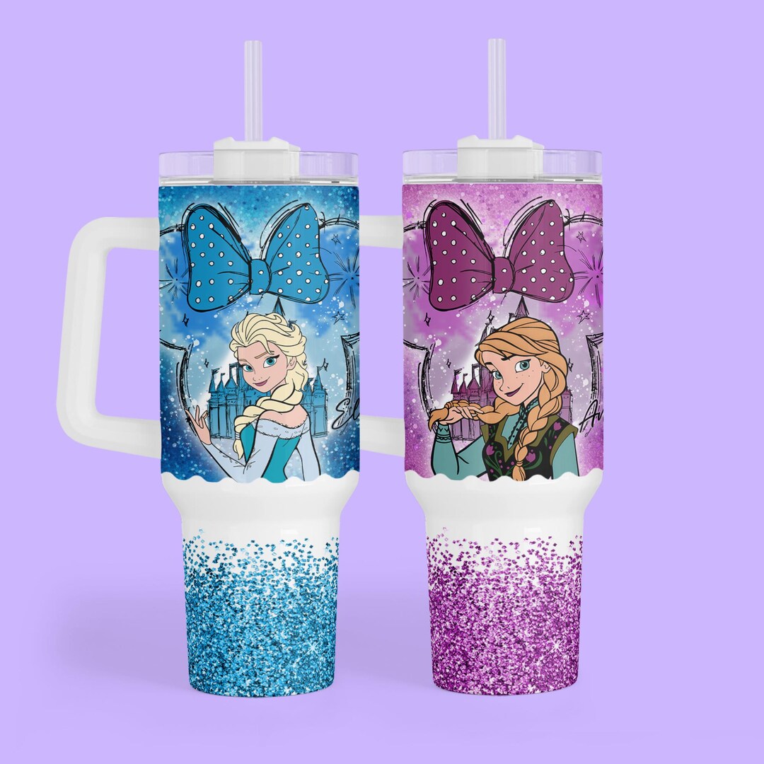 Minnie Bow Personalized 40 Oz Quencher Tumbler Cup With Handle Dupe ...