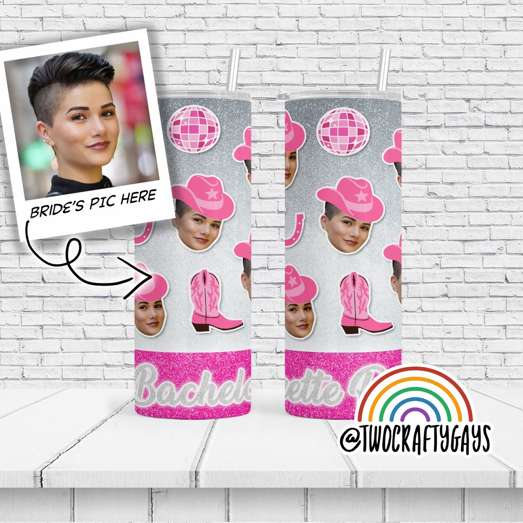 Personalized Disco Cowgirl Cutout Face Photo Tumbler for - Etsy