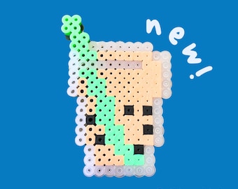 Perler Bead Boba Tea - Etsy