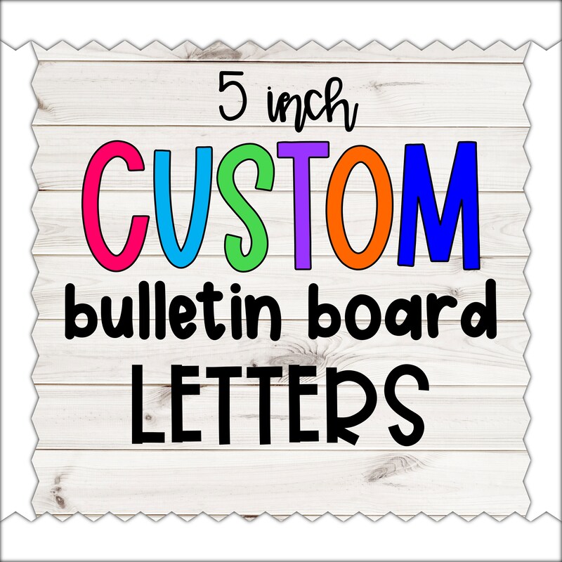 Bulletin Board Letters - Etsy