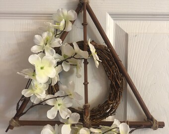 Three Brothers Wooden Inspired Wizard Wreath - Etsy