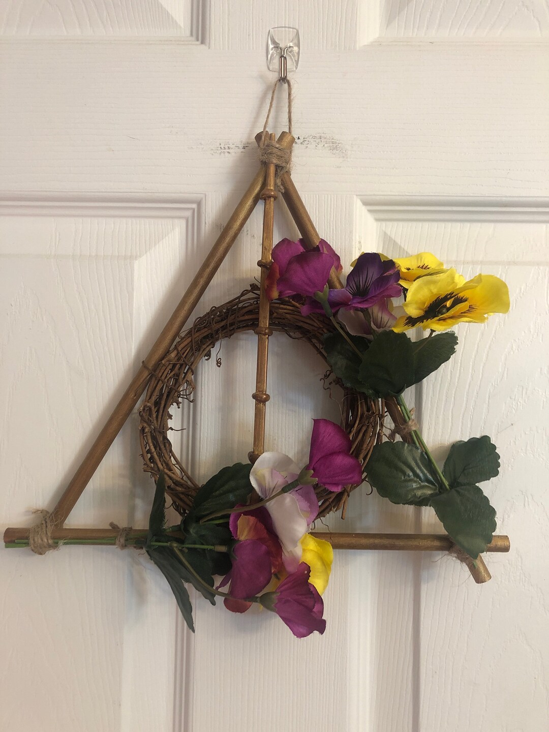 Three Brothers Wooden Inspired Wizard Wreath - Etsy