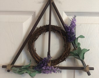 Three Brothers Wooden Inspired Wizard Wreath - Etsy