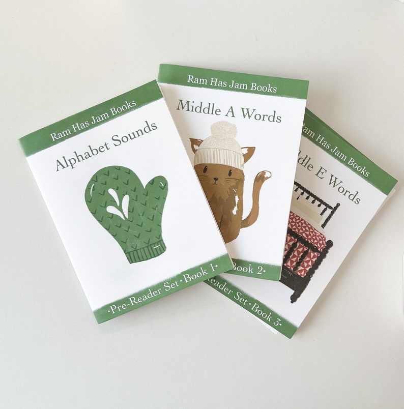 Set 1 ABC Alphabet Home Scool Learning to Read Books - Etsy