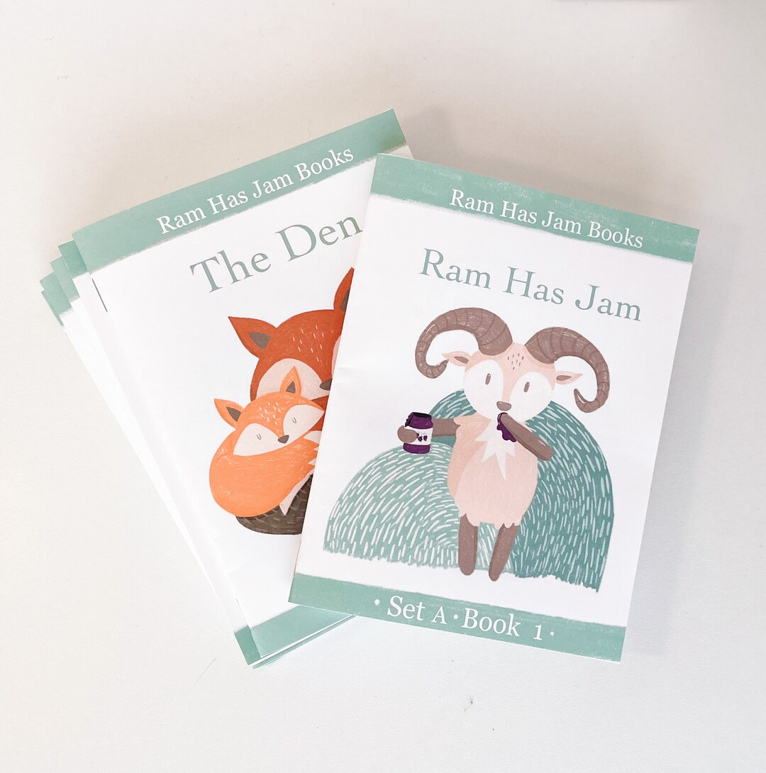 Set 2 Kinder Books for Kids Learn to Read Ram Has Jam Books Set A - Etsy