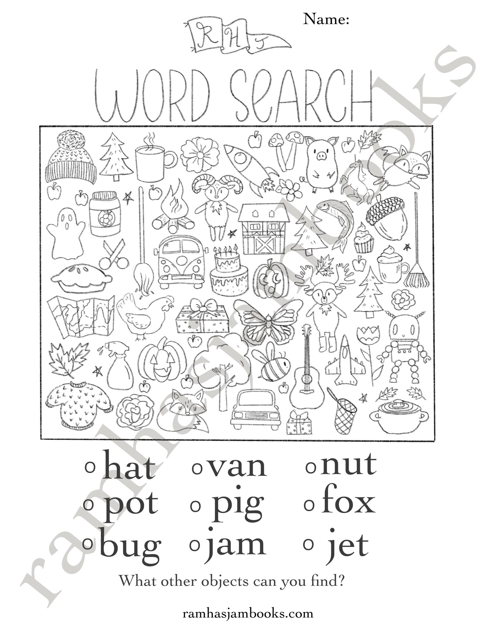 Decodable Learning to Read Kindergarten Worksheets - Instant Printable ...