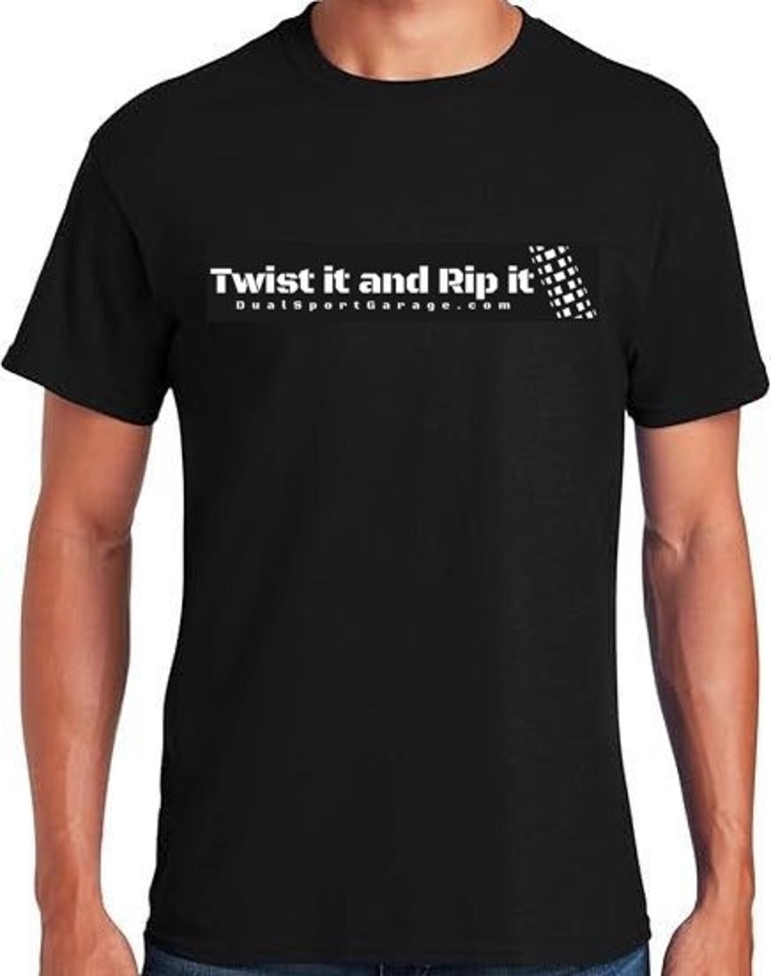 Rip It T-shirt Short Sleeve Mens Black / Light Grey - Etsy