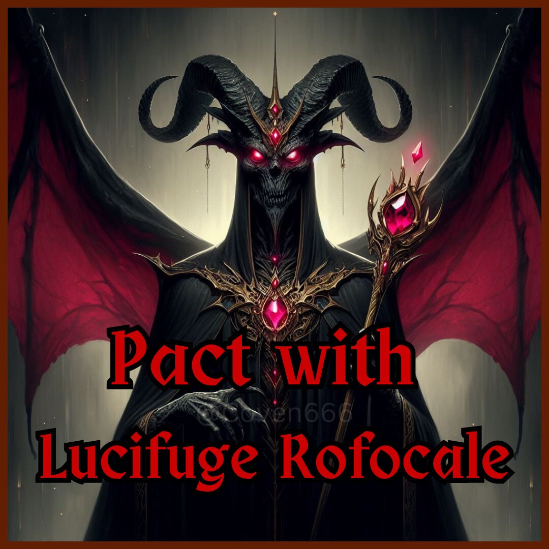 Pact With Lucifuge Rofocale - Etsy