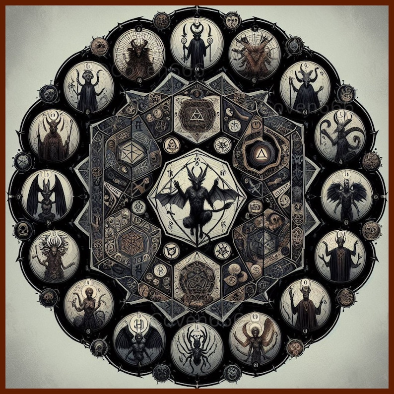 Powerful Pact With 72 Demons // Ars // Goetia - Etsy