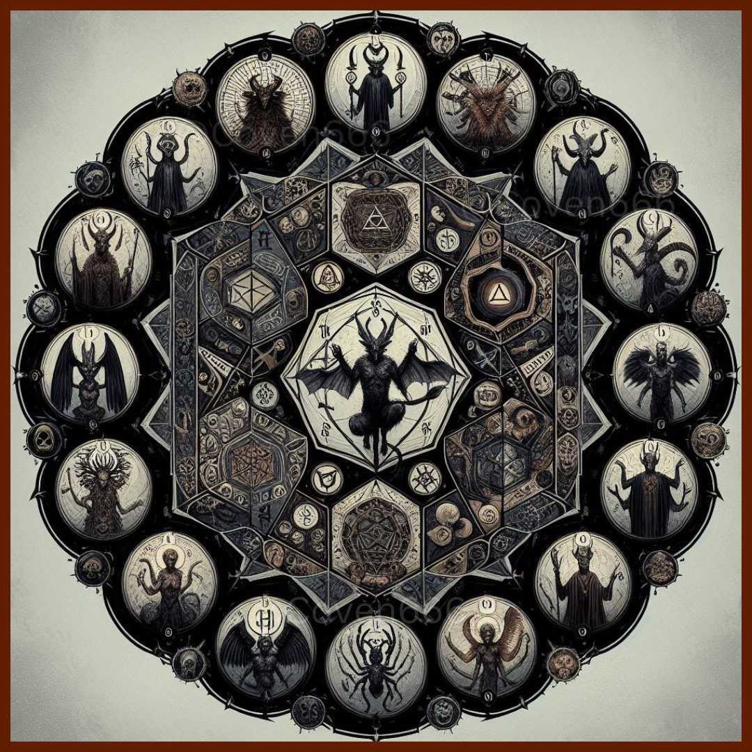 Powerful Pact With 72 Demons // Ars // Goetia - Etsy