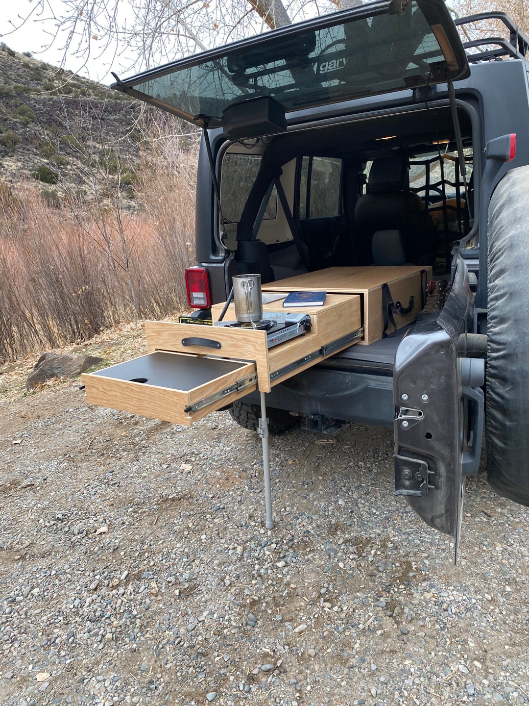 Camp Kitchen Chuck Box and Overlanding Drawer System the Rio - Etsy