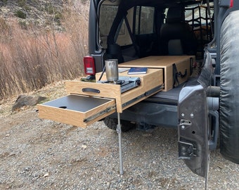 Kitchen Drawer System and Chuck Box for Camping / Overlanding SUV ...