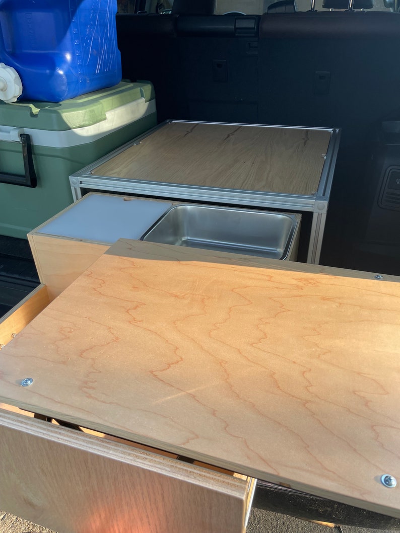 Kitchen Drawer System and Chuck Box for Camping / Overlanding SUV ...