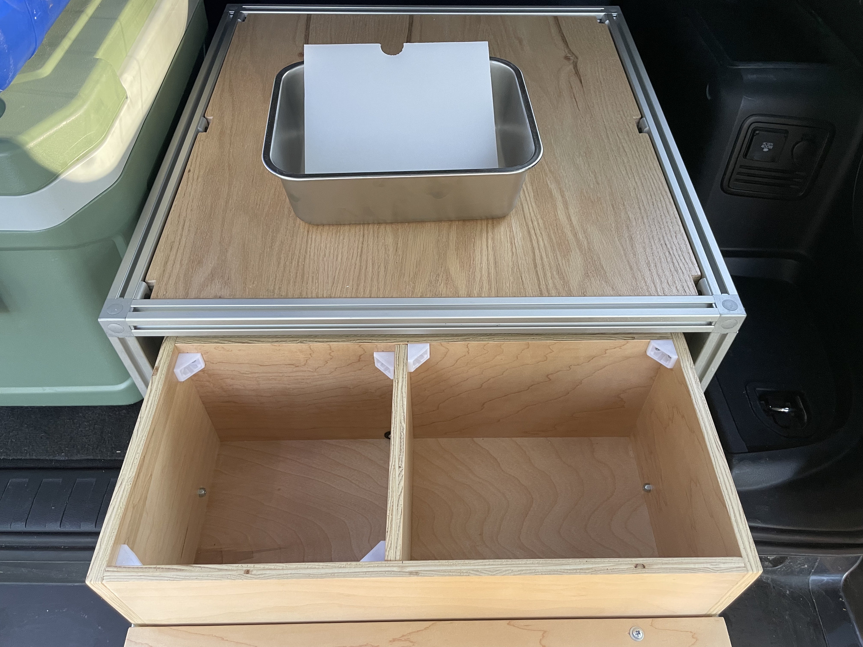 Kitchen Drawer System and Chuck Box for Camping / Overlanding SUV ...