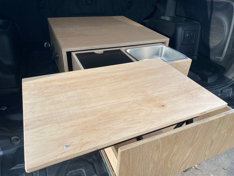 Kitchen Drawer System and Chuck Box for Camping / Overlanding SUV ...