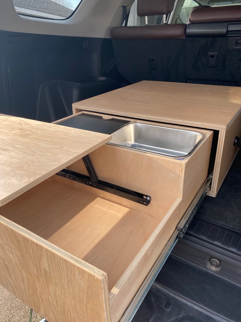 Kitchen Drawer System and Chuck Box for Camping / Overlanding SUV ...