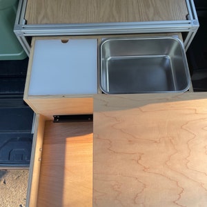 Kitchen Drawer System and Chuck Box for Camping / Overlanding SUV ...