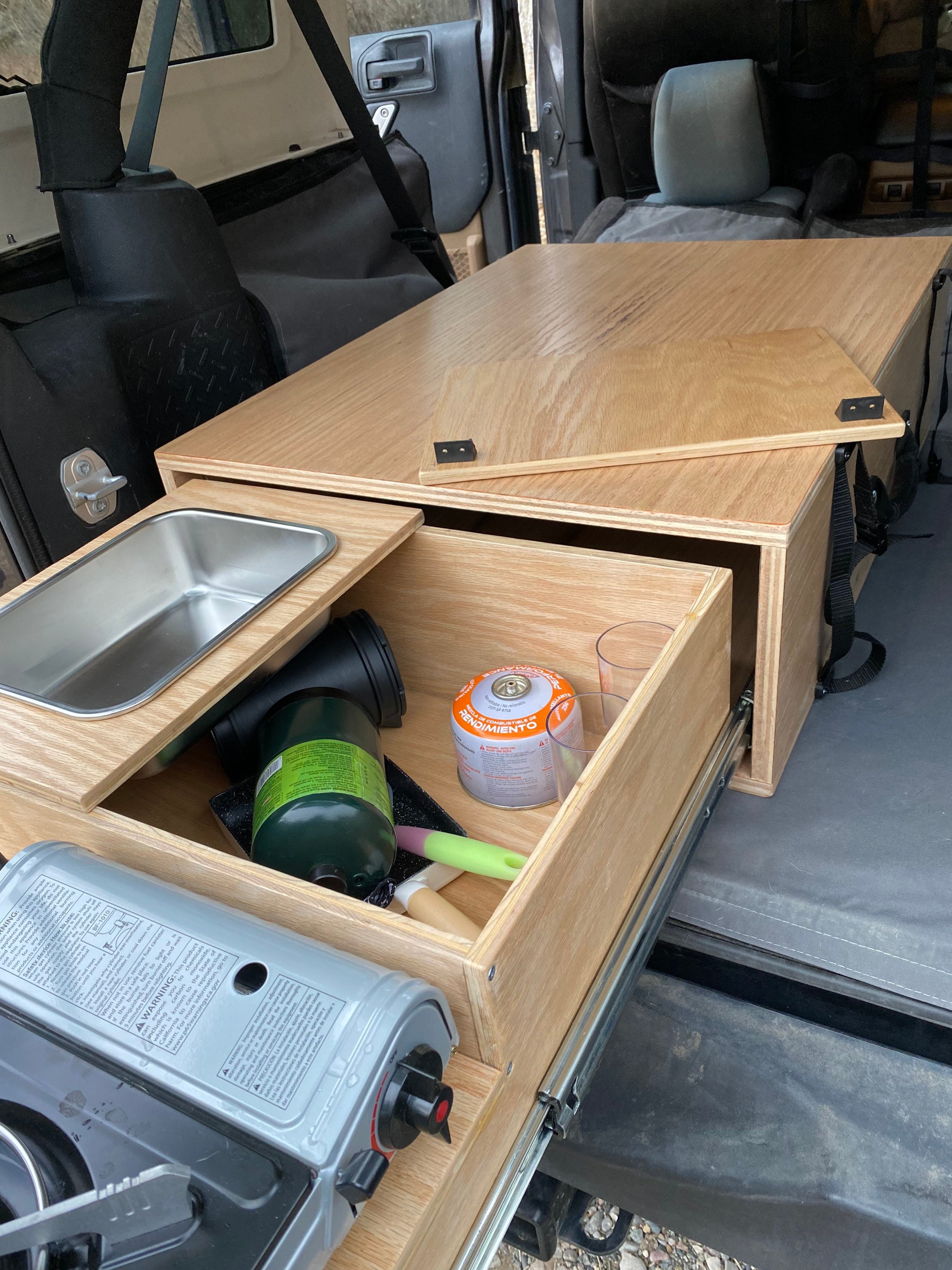 Camp Kitchen Chuck Box and Overlanding Drawer System the Rio - Etsy