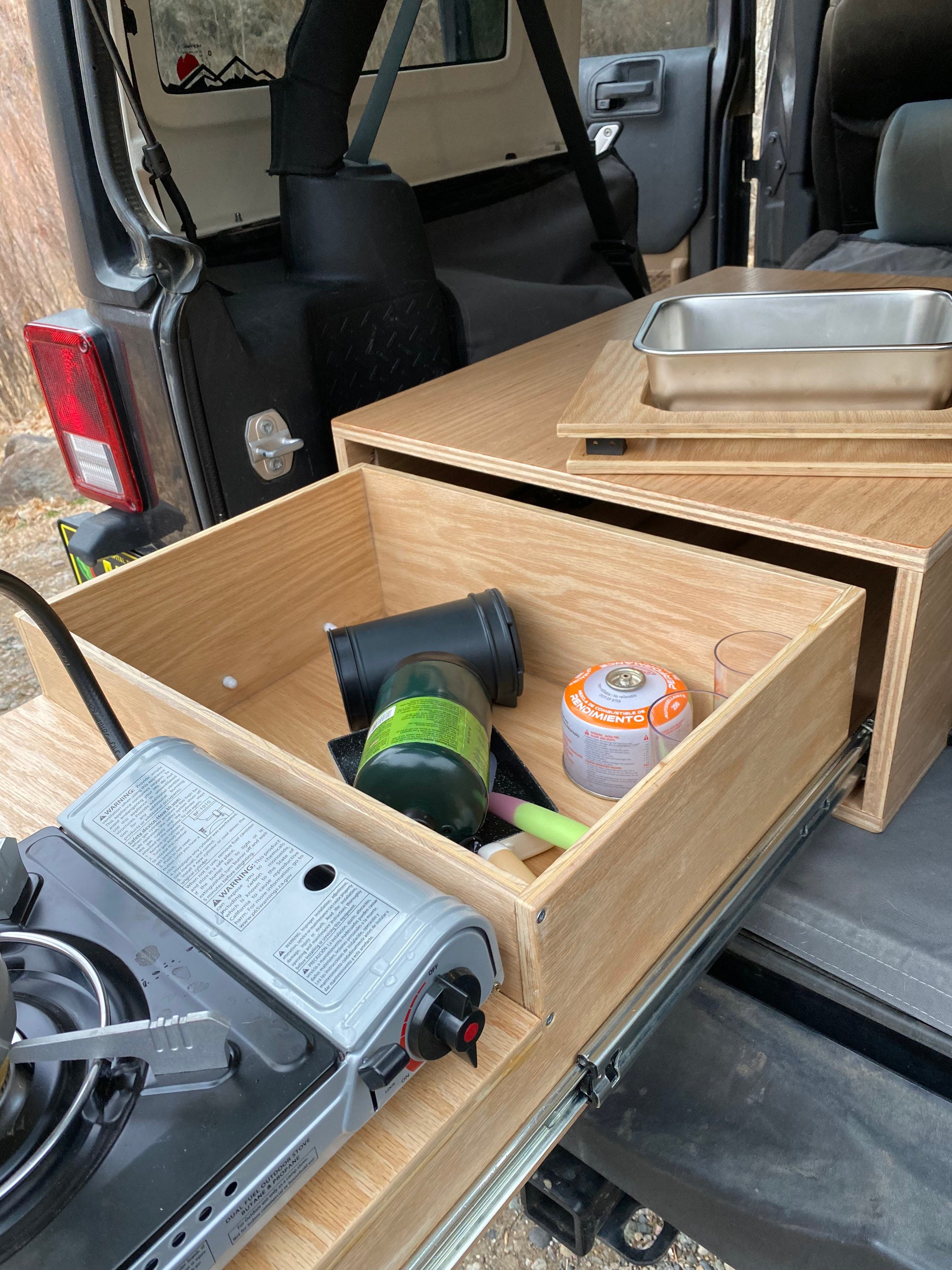 Camp Kitchen Chuck Box and Overlanding Drawer System the Rio - Etsy