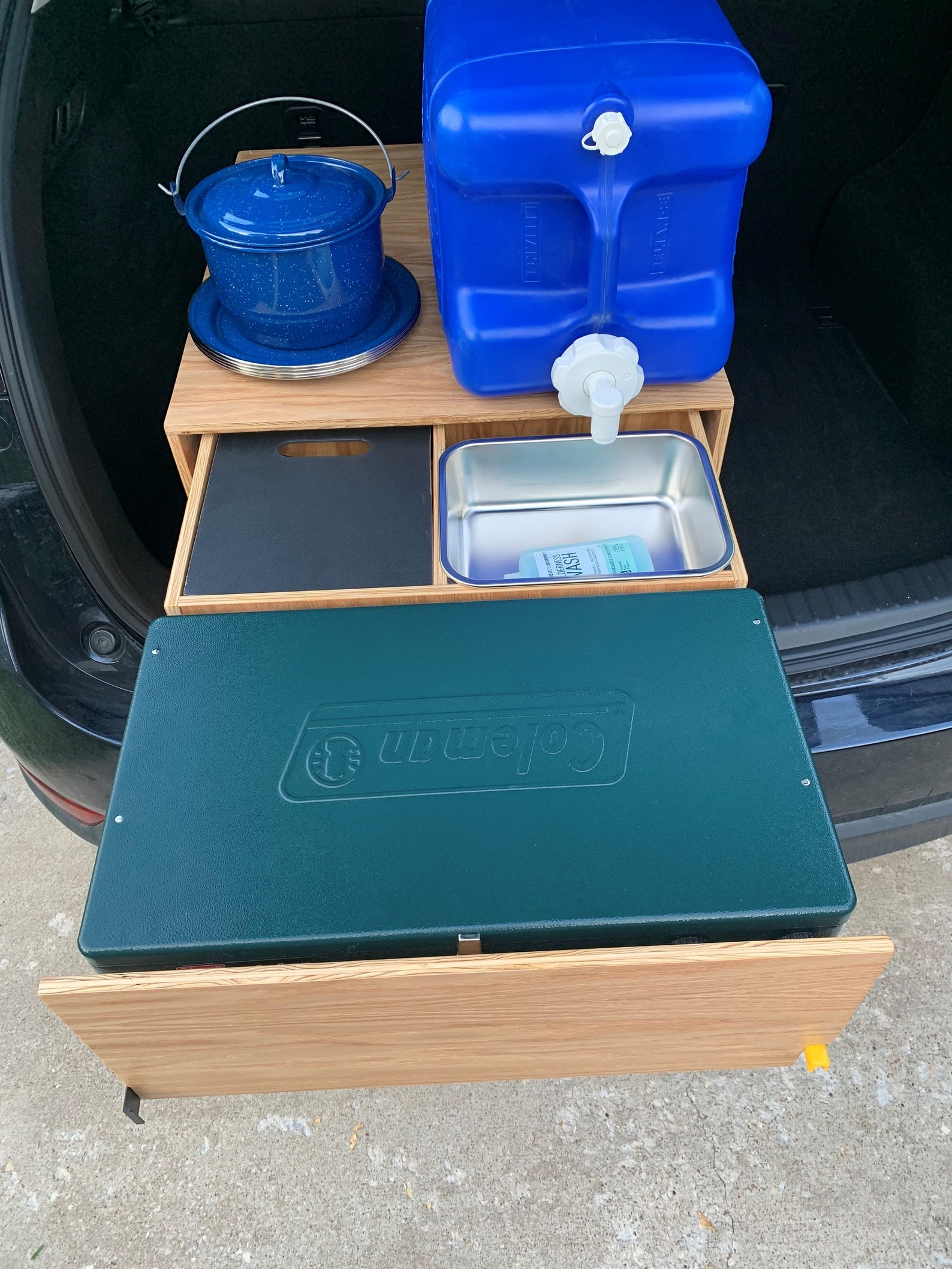 Kitchen Drawer System and Chuck Box for Camping / Overlanding SUV ...