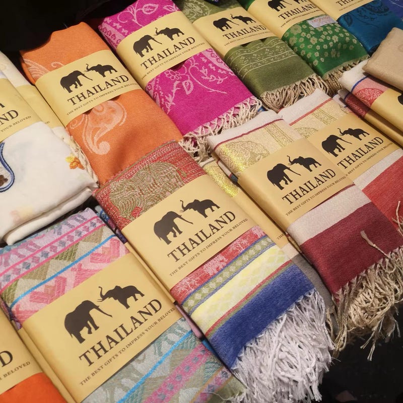 Thai Silk Scarf - Etsy