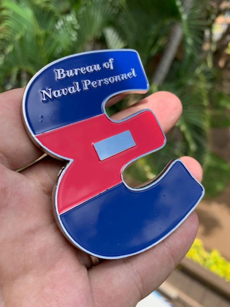 Beautiful Navy Chief BUPERS 3 CPO Challenge Coin - Etsy