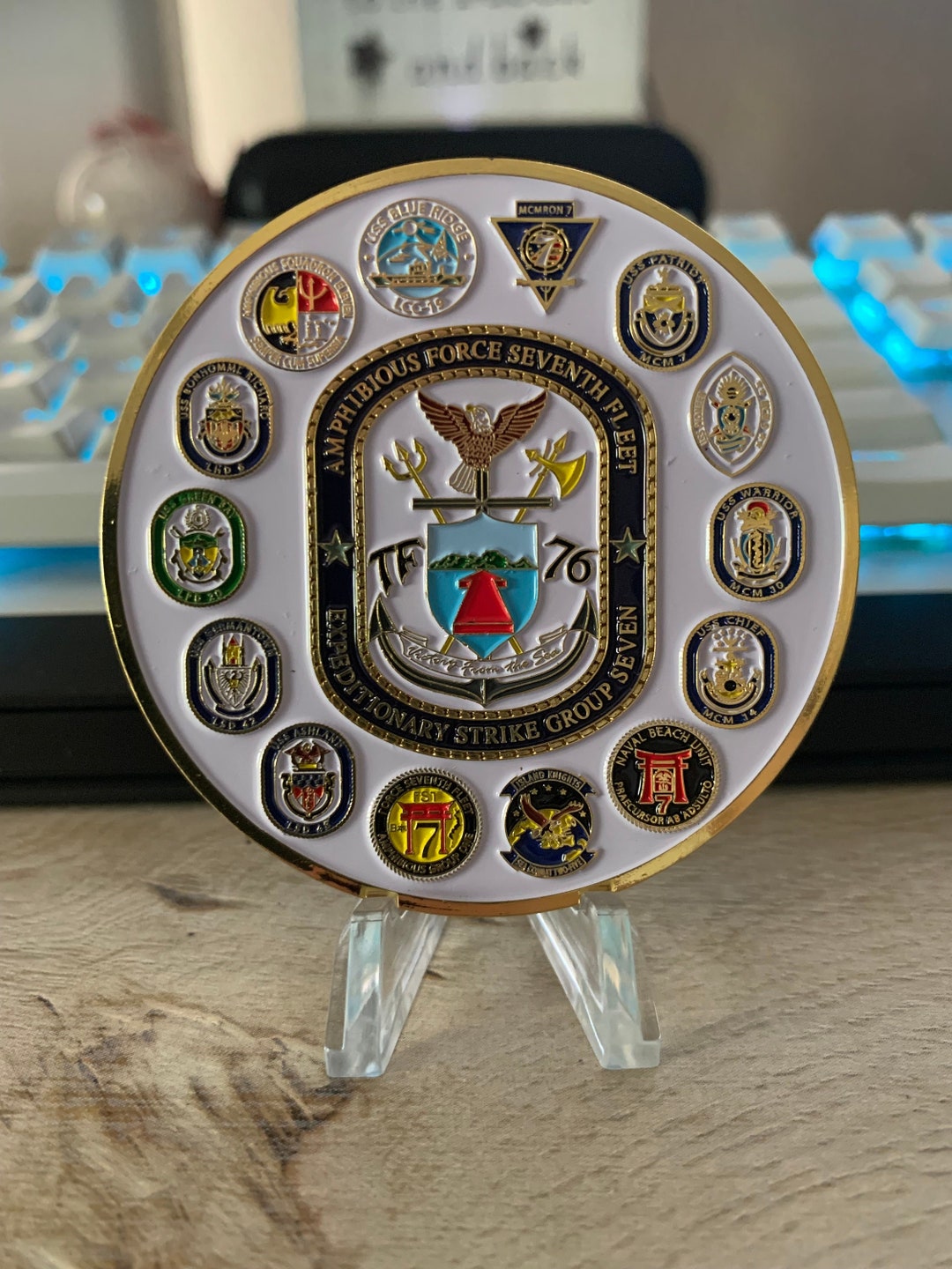 Beautiful Navy Chief CTF 76 CMC CPO Challenge Coin - Etsy