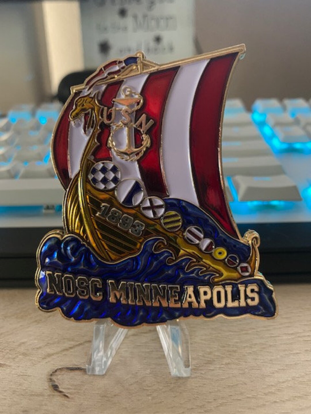 Beautiful Navy Chief NOSC Minneapolis CPO Challenge Coin - Etsy