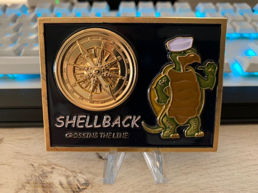 Beautiful Navy Chief Shellback CPO Challenge Coin - Etsy