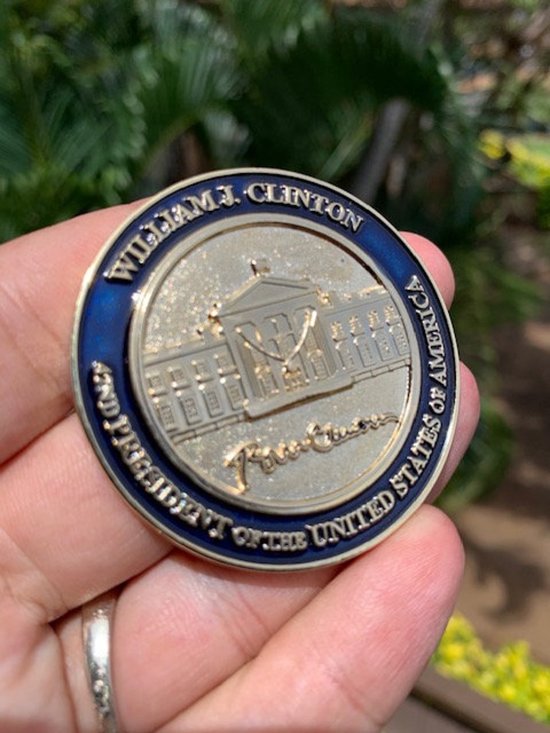 Beautiful Bill J. Clinton Presidential Non Challenge Coin - Etsy
