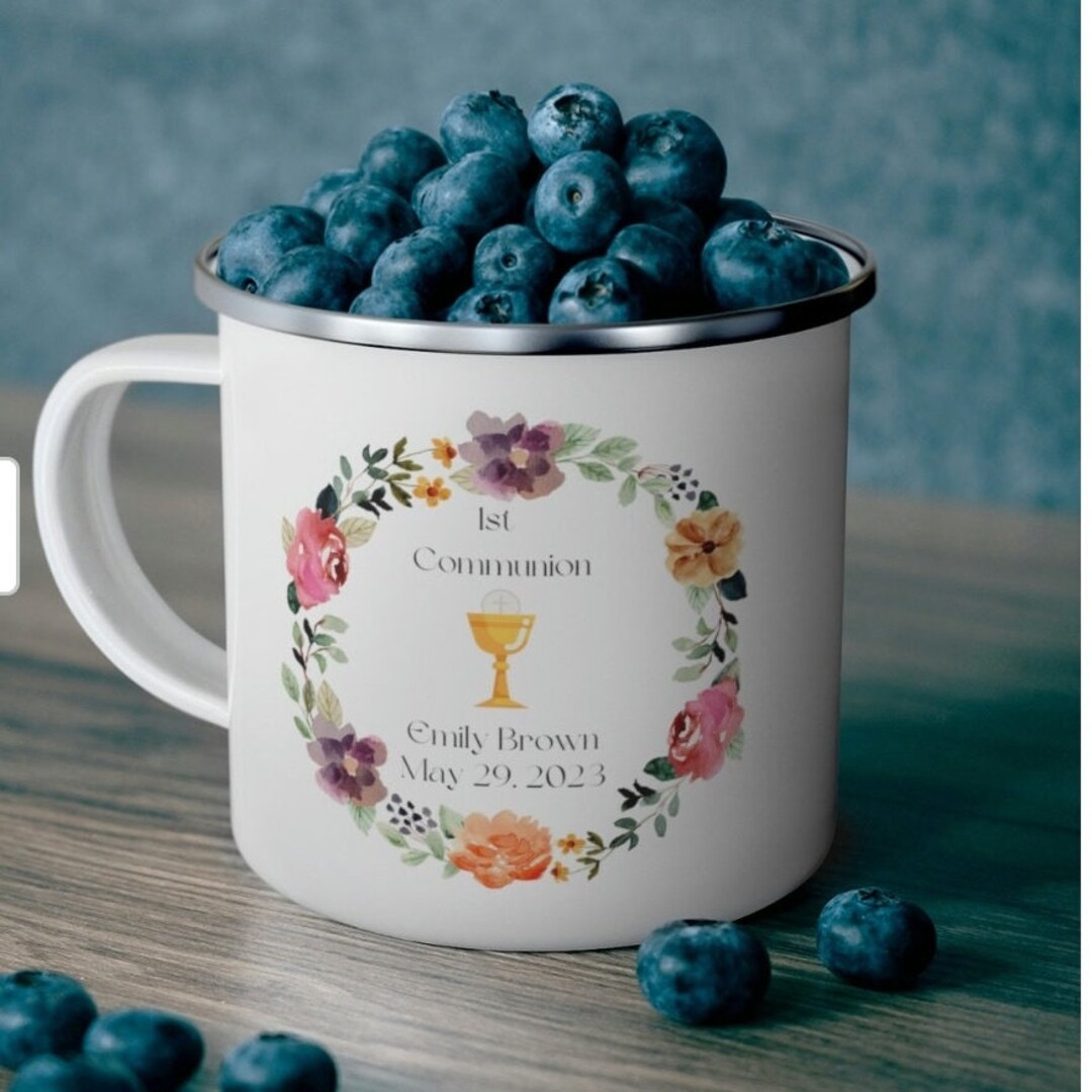 PERSONALIZED First Communion Mug, Gift for 1st Holy Communion, CUSTOM ...