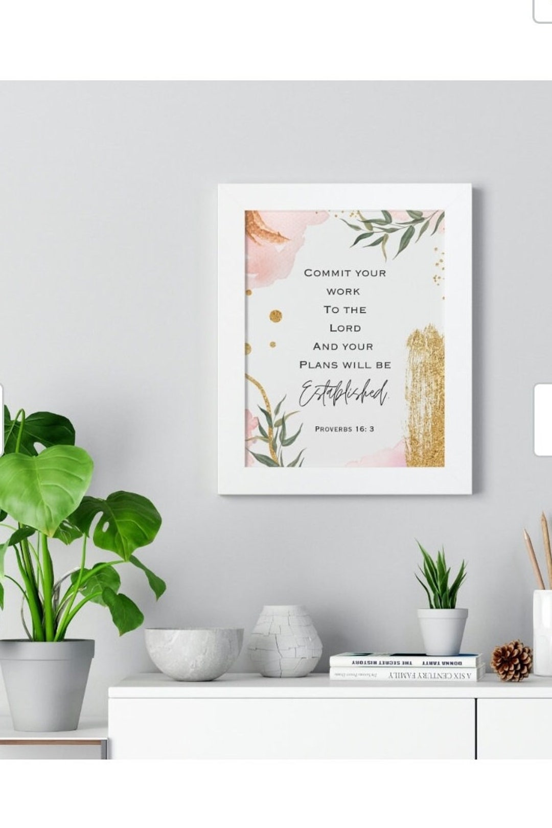 Proverbs 16:3 Commit Your Work to the Lord Digital, Bible Verse Digital ...