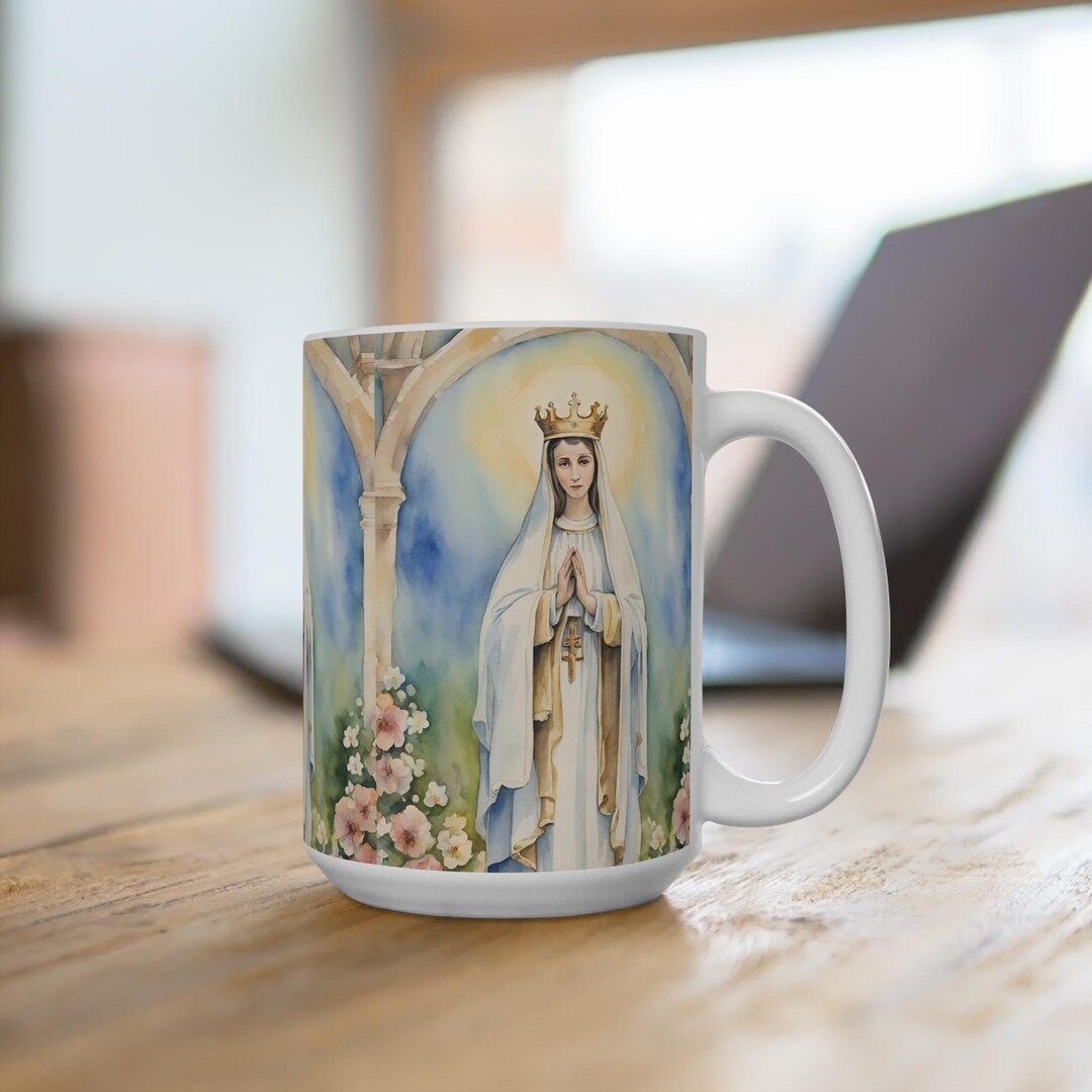 Our Lady of Fatima Mug, Catholic Coffee Mug, RCIA/OCIA Gift, Catholic ...