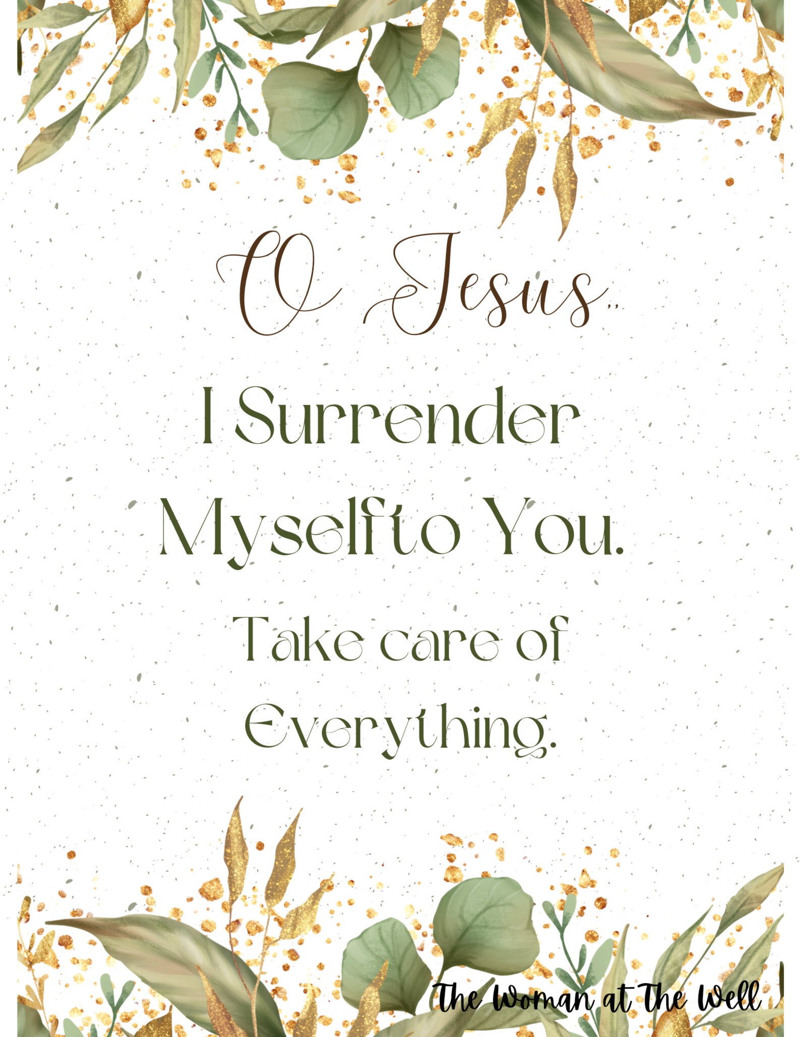 The Surrender Novena Prayer, Catholic Printable, Catholic Download ...