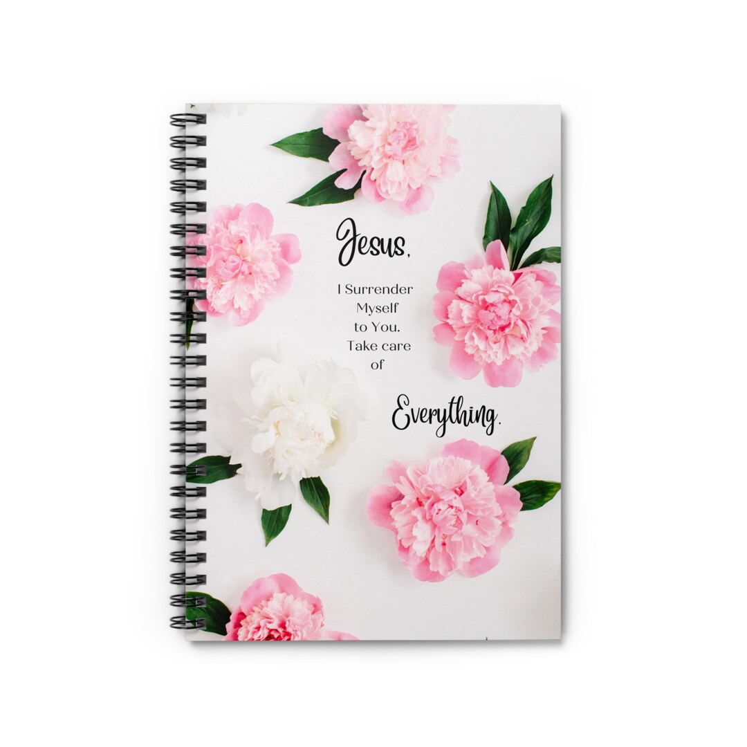 Surrender Novena Spiral Notebook Ruled Line, Surrender Prayer Journal ...