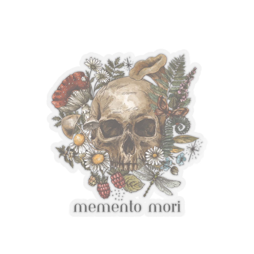 Memento Mori Kiss-cut Stickers, Skull Stickers, Catholic Stickers, 4 ...