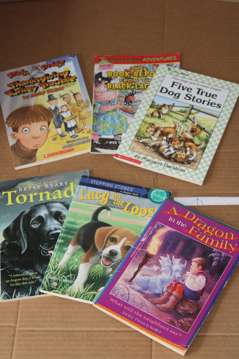 6 Kids Childrens Beginner Reader Chapter Books Short Stories, Multiple ...