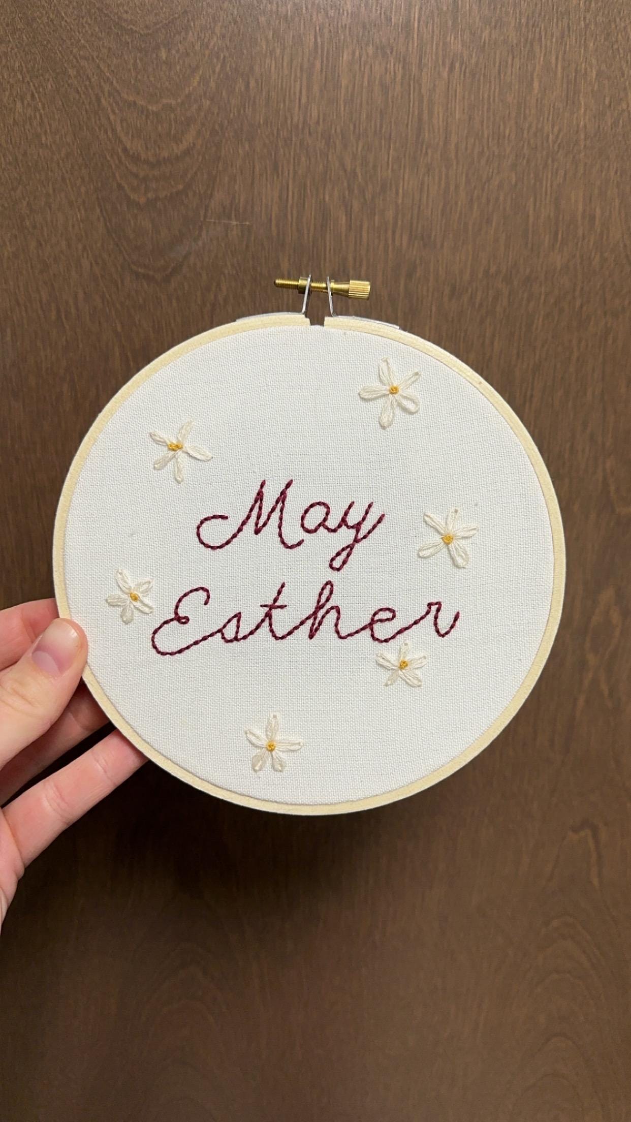 Custom Hand-made Embroidery Names - Etsy