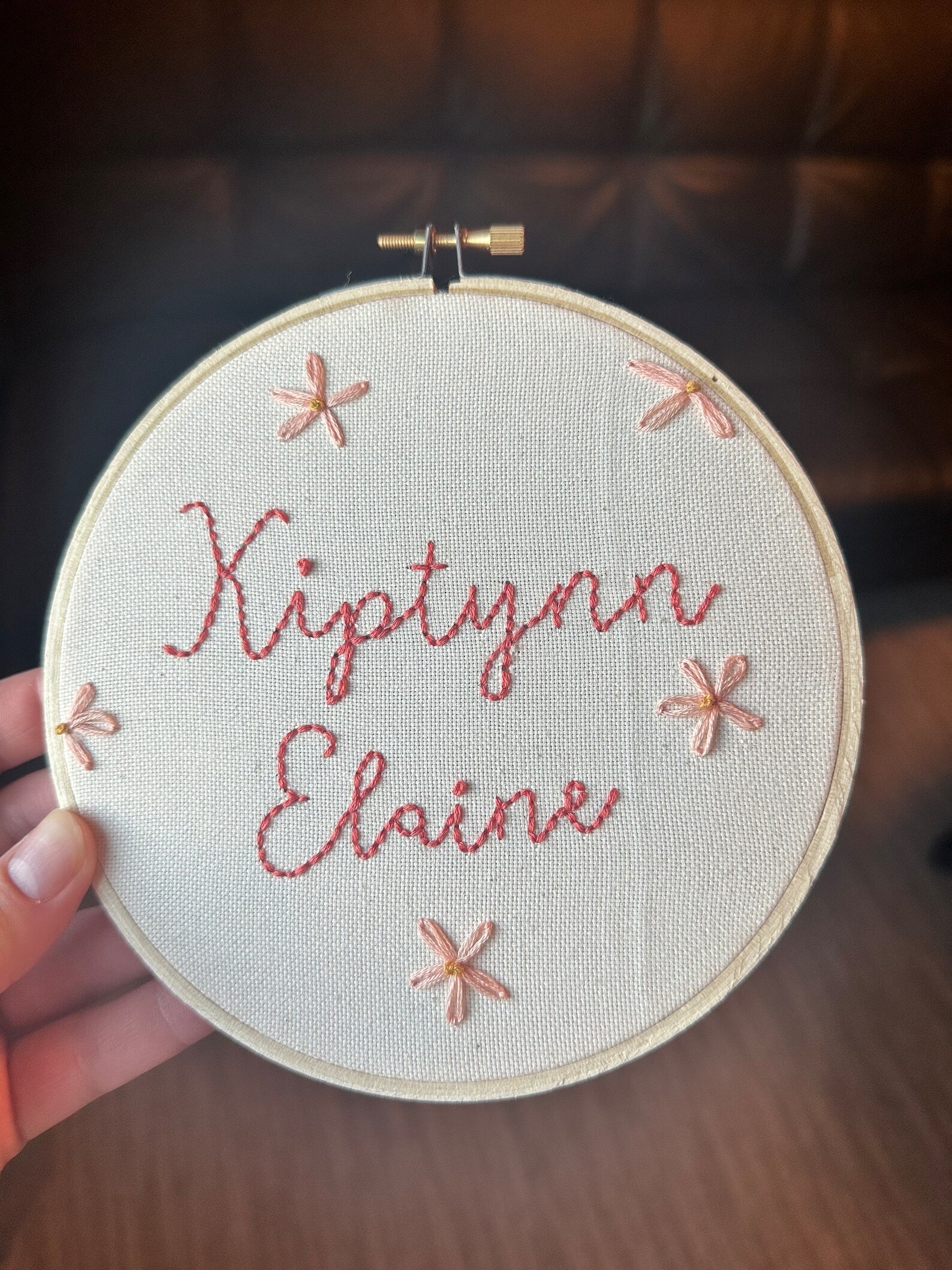 Custom Hand-made Embroidery Names - Etsy