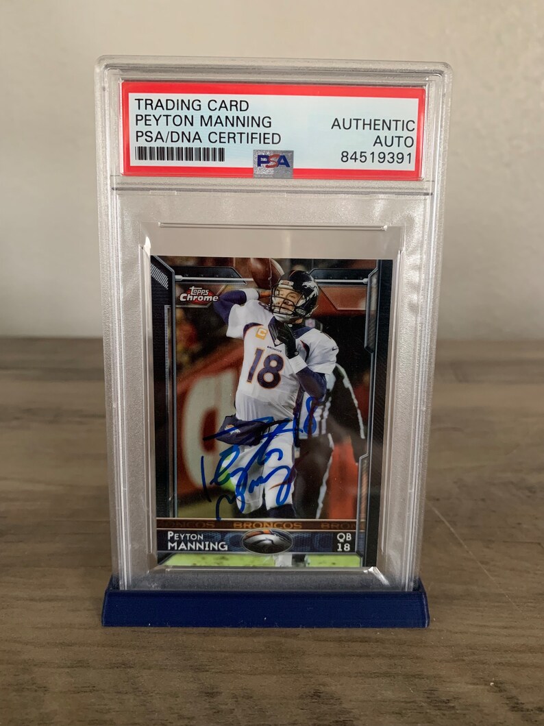 PSA Graded Trading Card Display Stands - 5 Pack - Etsy